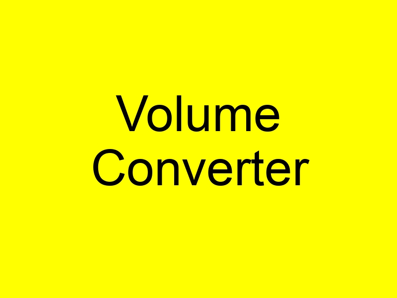 Volume Converter – Instantly Convert Liters, Gallons, Cubic Meters & More